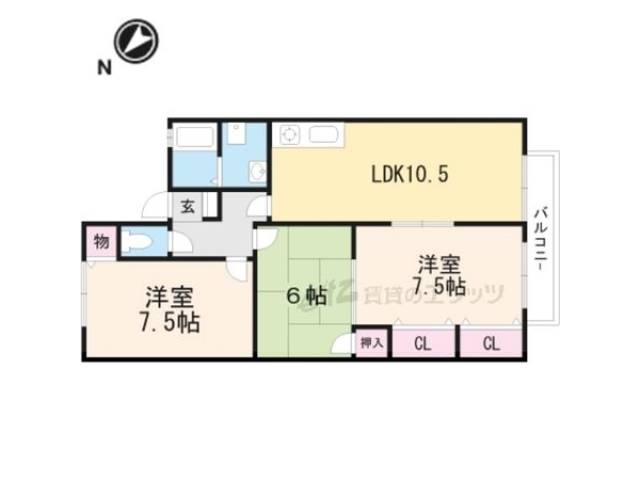 リヴェール深沢A棟 3LDK 2階│賃貸のエリッツ